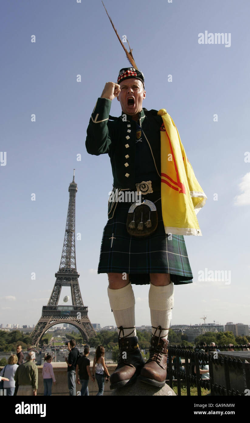 Scotland fan David Harrison from Balloch ahead of the UEFA European ...