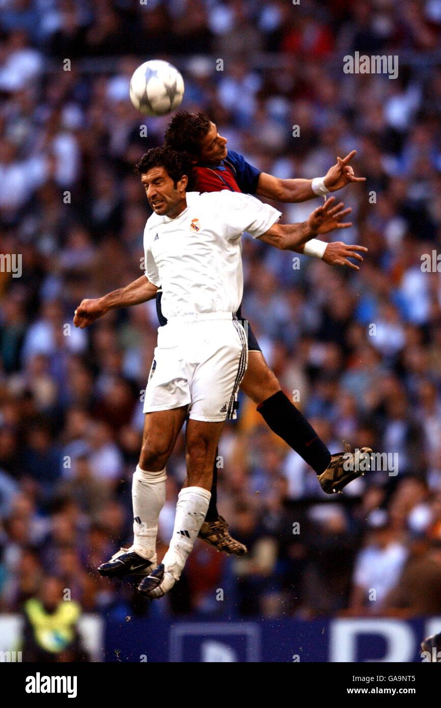 Luis figo barcelona real madrid hi-res stock photography and images - Alamy