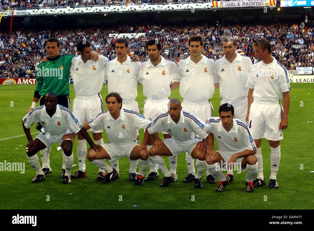 Real madrid team group the uefa champions league semi final hi-res ...
