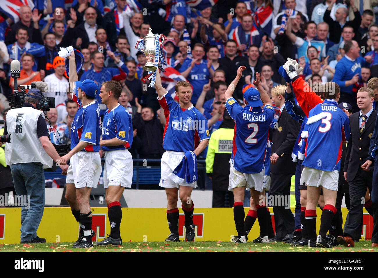 Soccer - Tennent's Scottish Cup Final - Celtic v Rangers. Rangers ...
