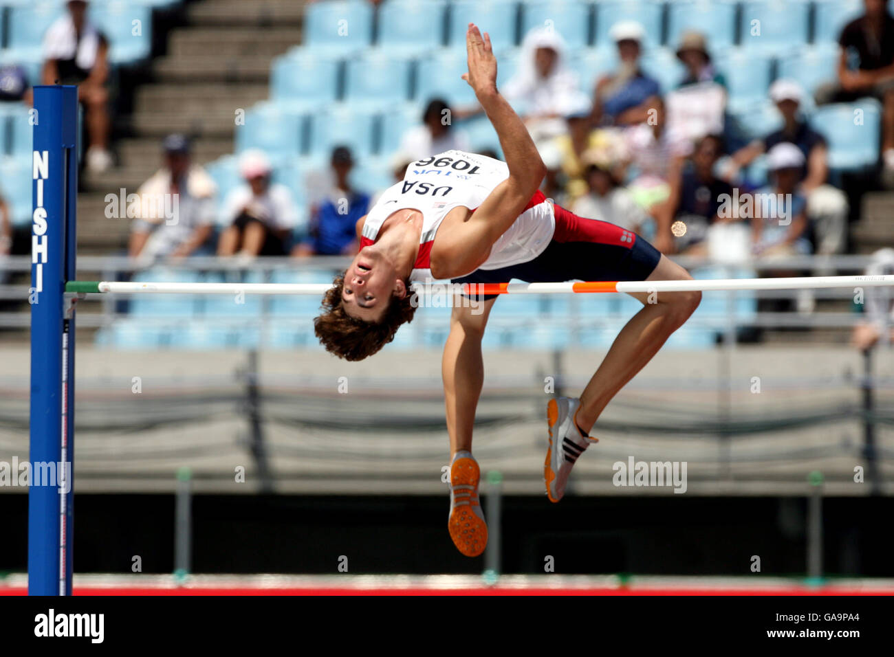 Mens high jump qualification hi-res stock photography and images - Alamy
