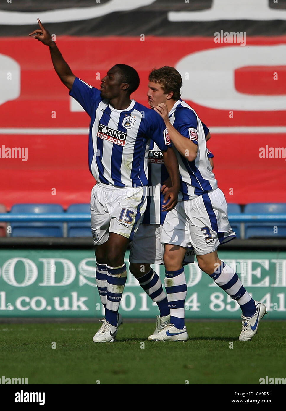 Huddersfield Town's Malvin Kamara celebrates scoring Huddersfield's ...