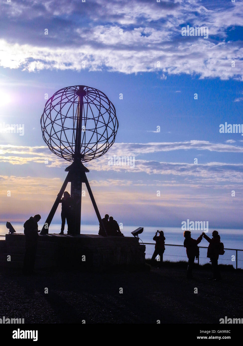 Sign of the Northern point Europe Stock Photo - Alamy