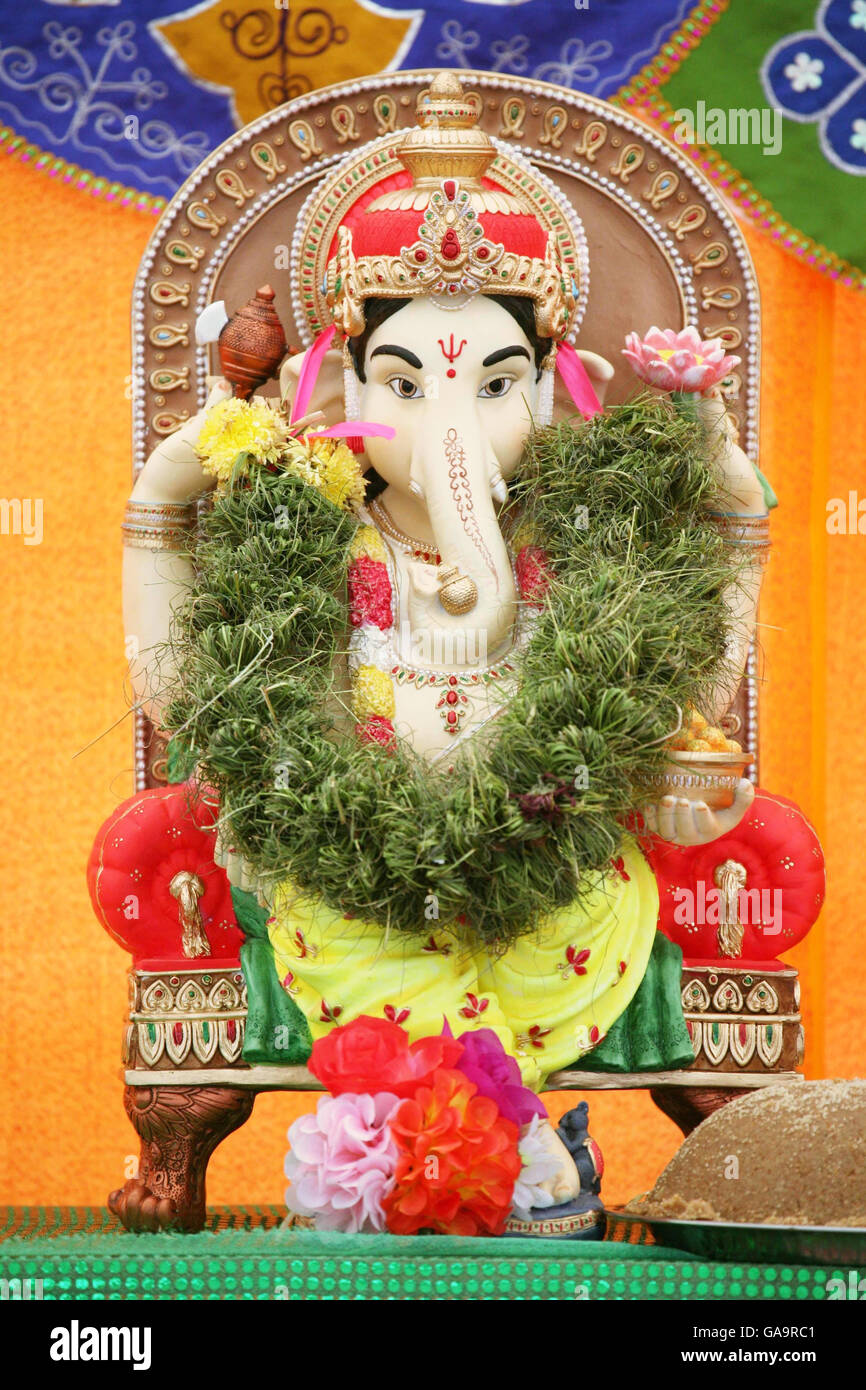 An small image of a six-foot statue of Hindu Deity Lord Ganesha at ...
