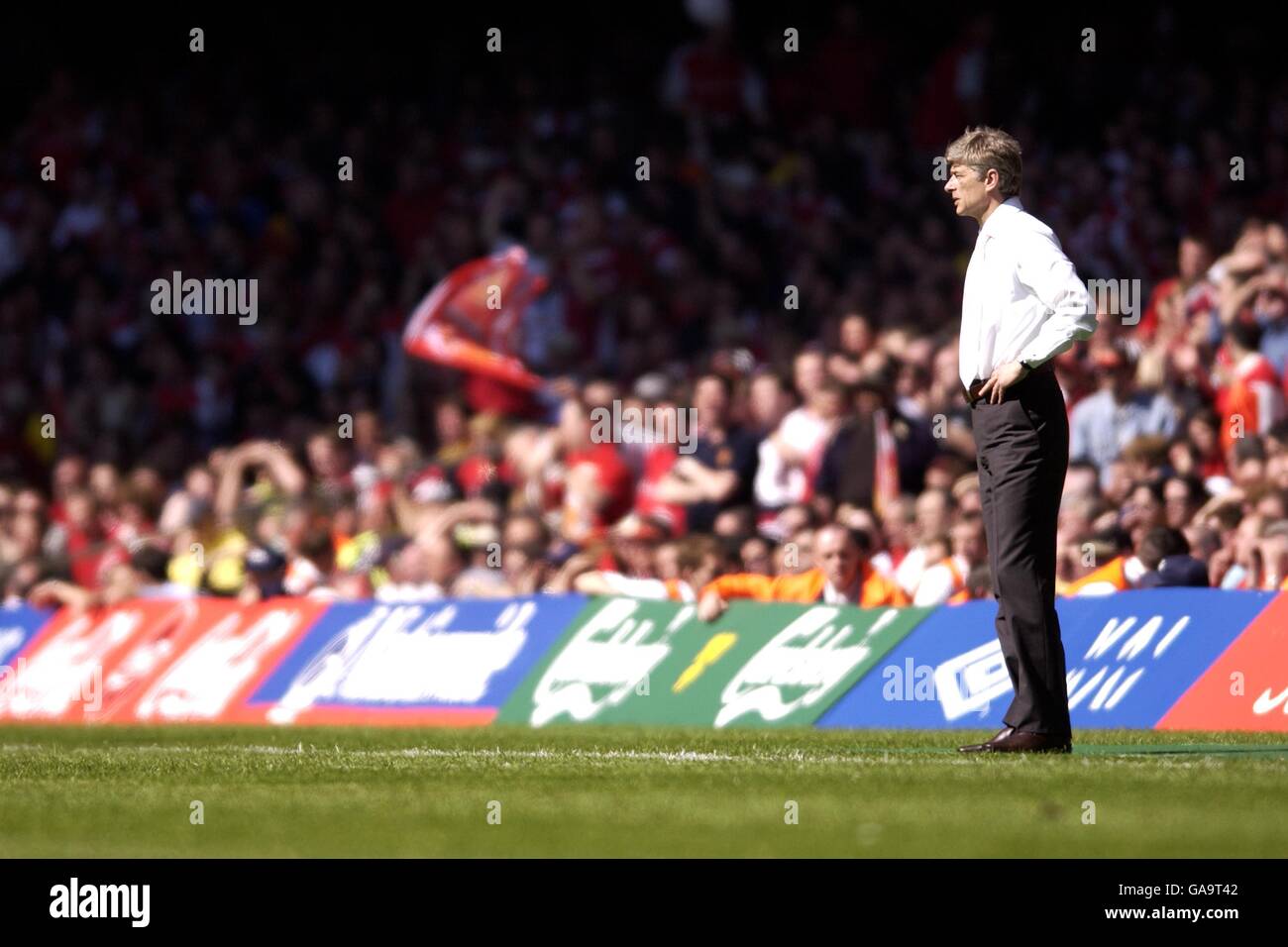 Football full length stock manager sideline hi-res stock photography ...