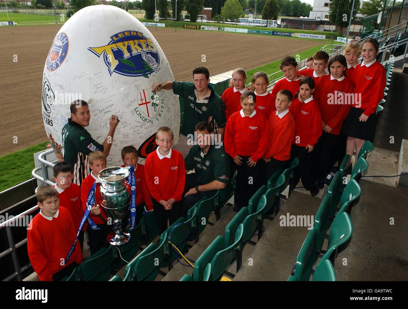 London Irish Ryan Strudwick,Glen DeLaney and Declan Danaher along with ...