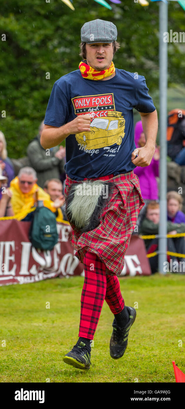 Portree, Scotland, UK. 3rd August, 2016. This is TOM HYLAND, from ...