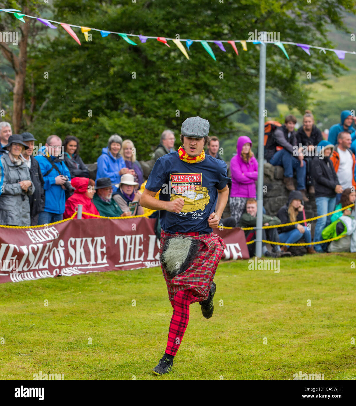 Portree, Scotland, UK. 3rd August, 2016. This is TOM HYLAND, from ...