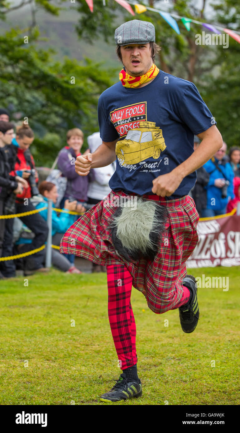 Portree, Scotland, UK. 3rd August, 2016. This is TOM HYLAND, from ...