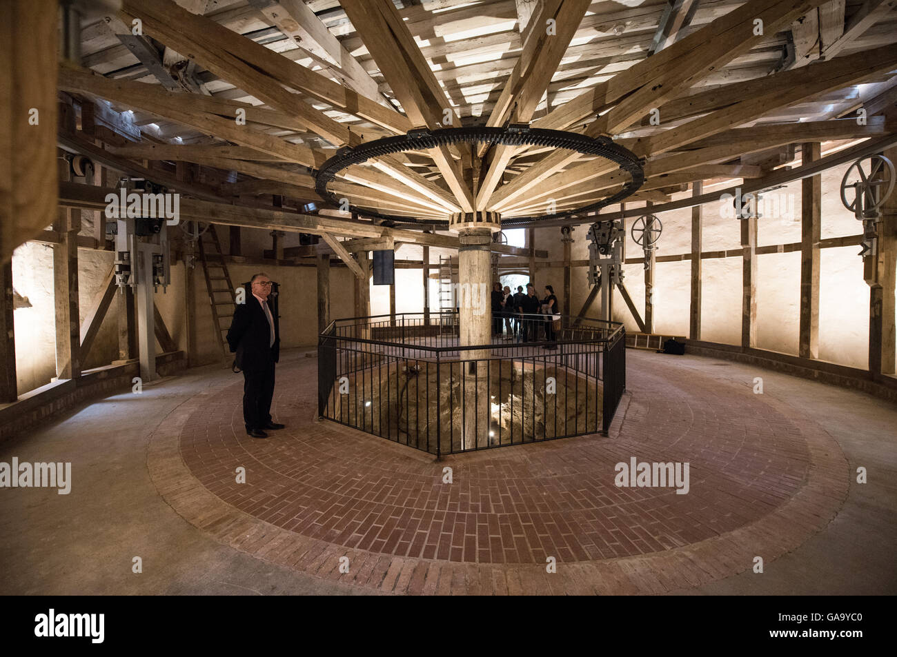 Hanau, Germany. 21st July, 2016. View of the restored historical ...