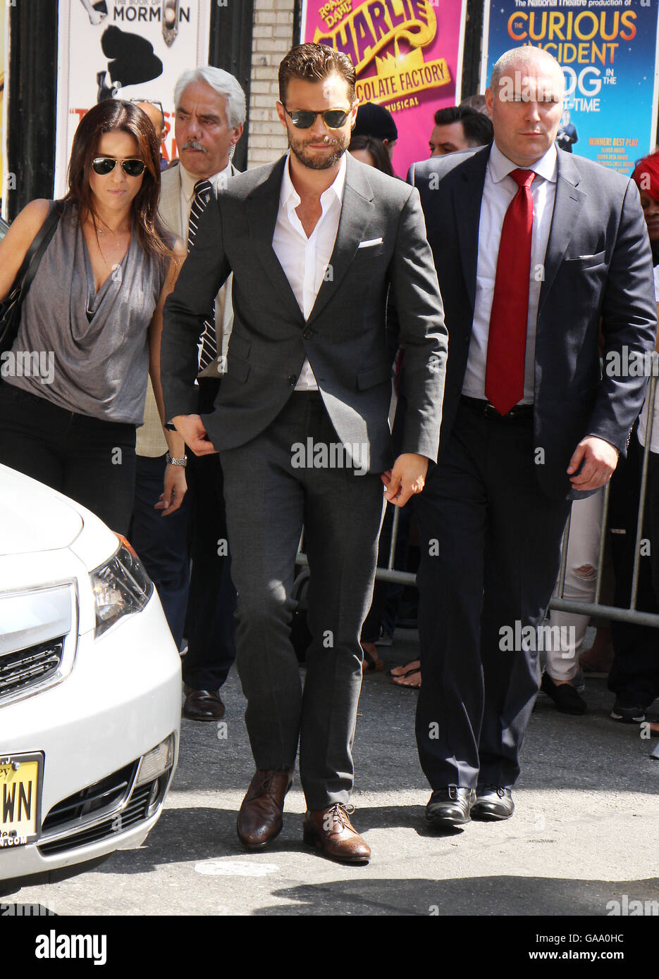 New York, USA. 4th August, 2016. Jamie Dornan at The Late Show with ...