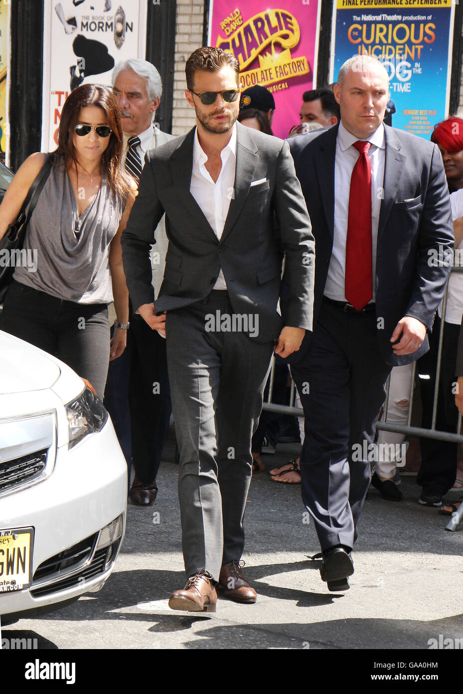 New York, USA. 4th August, 2016. Jamie Dornan at The Late Show with ...