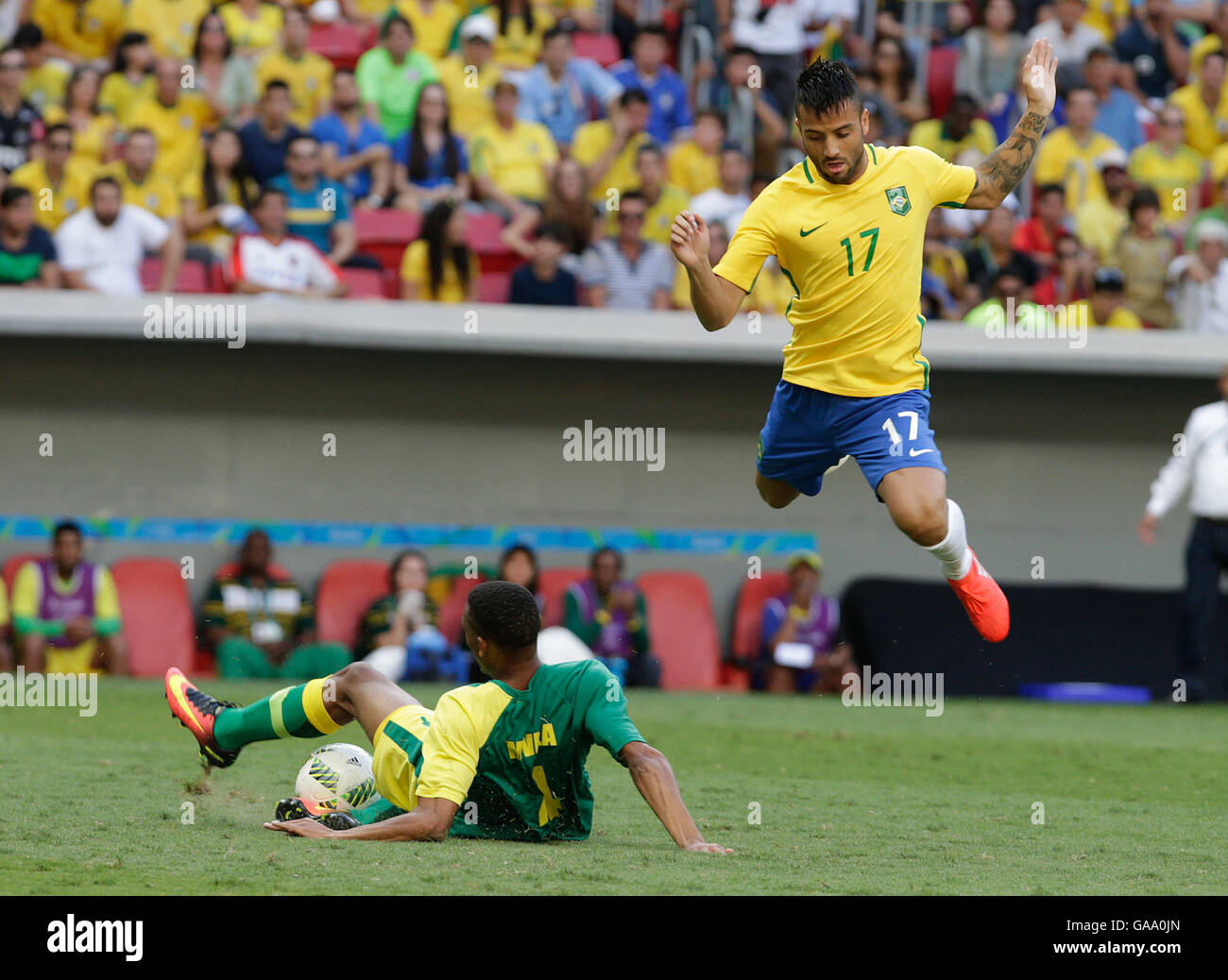 BRASÍLIA, DF - 04.08.2016: OLYMPICS 2016 FOOTBALL BRASILIA - Mothobi ...