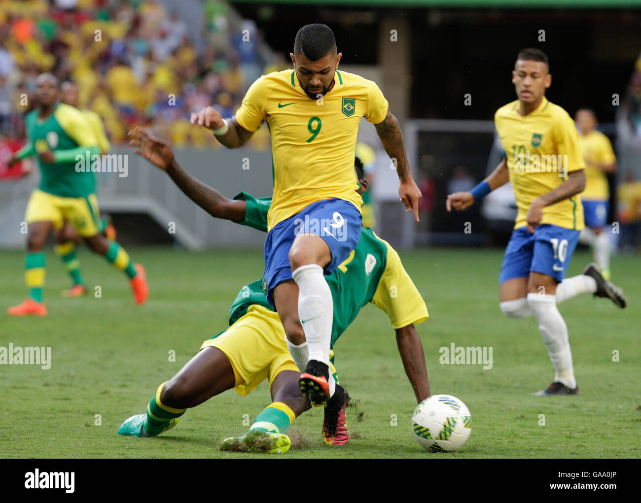BRASÍLIA, DF - 04.08.2016: OLYMPICS 2016 FOOTBALL BRASILIA - Gabriel ...