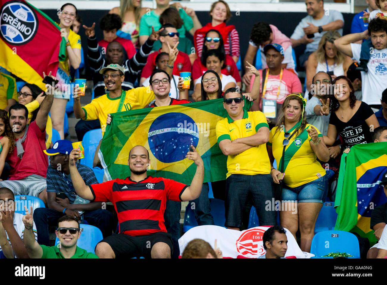 RIO DE JANEIRO, RJ - 04.08.2016: OLYMPICS 2016 FOOTBALL RJ - Brazilian ...