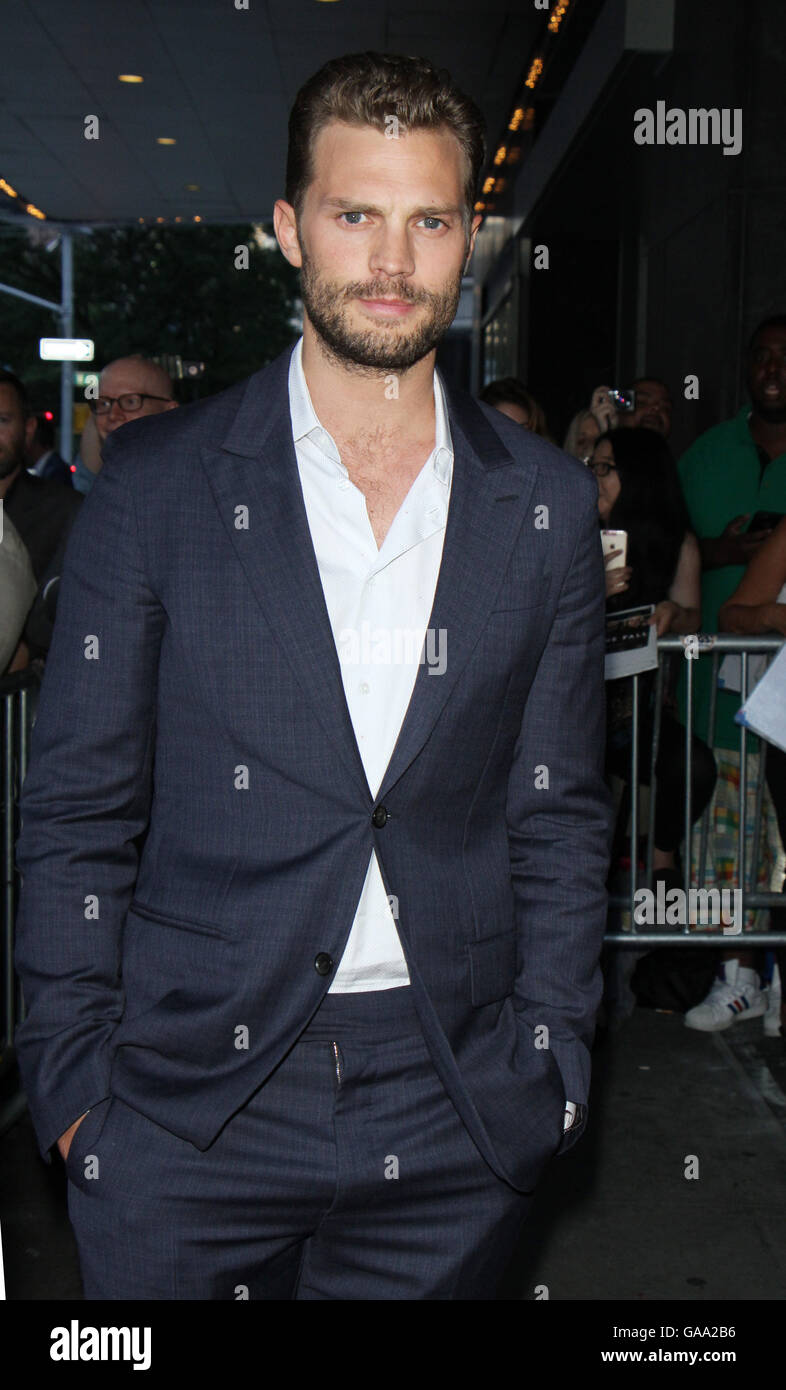 New York, USA. 4th August, 2016. Jamie Dornan at Bleecker Street ...