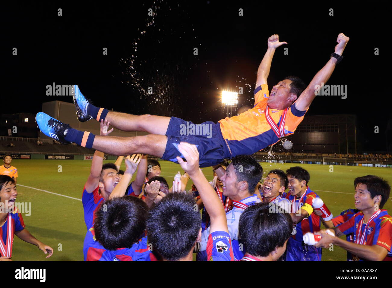 Tokyo, Japan. 4th Aug, 2016. FCU-18/FC Tokyo U-18 team group Football/Soccer : 40th Japan Club ...
