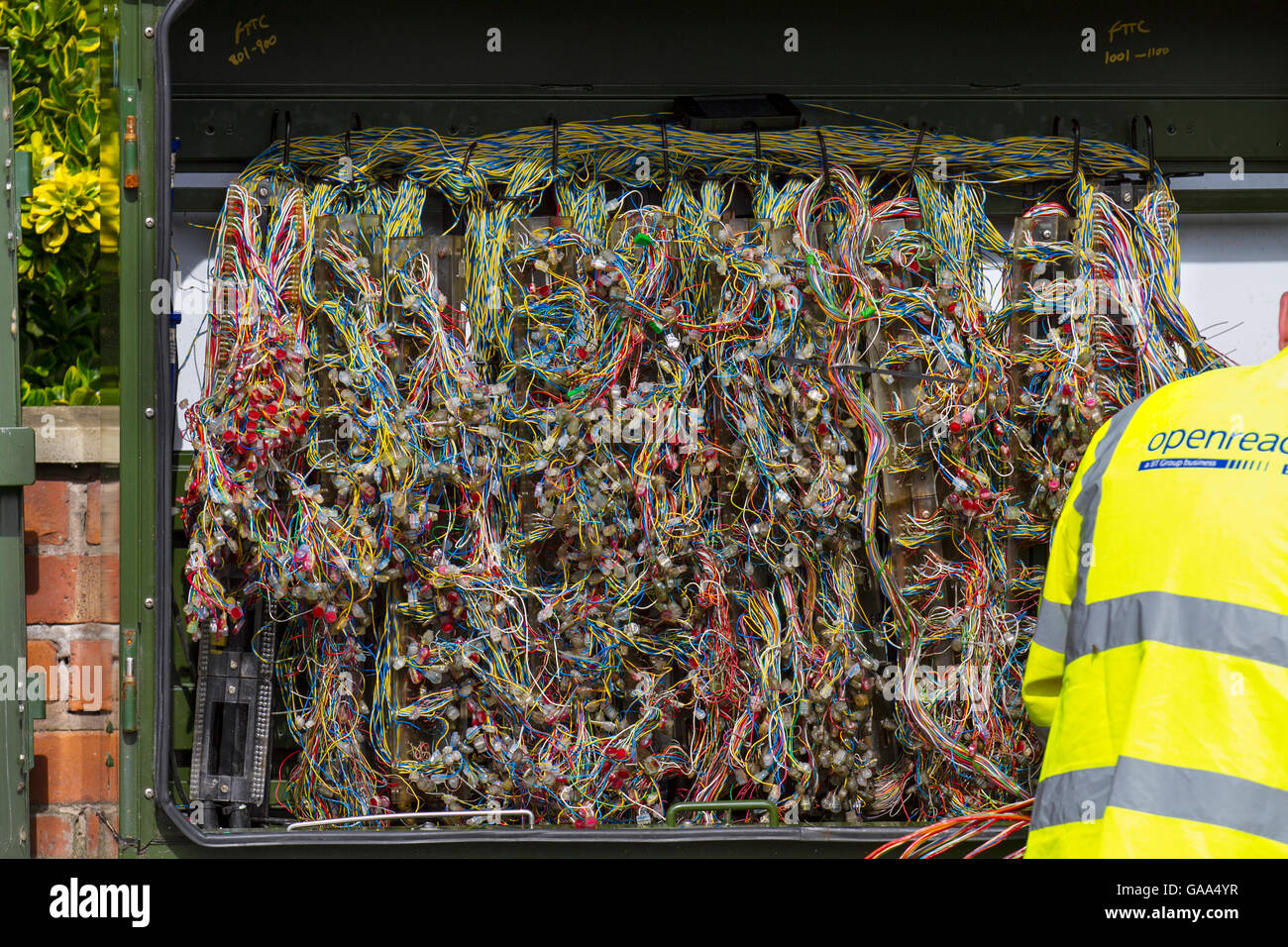 Bt openreach engineer working on hi-res stock photography and images ...