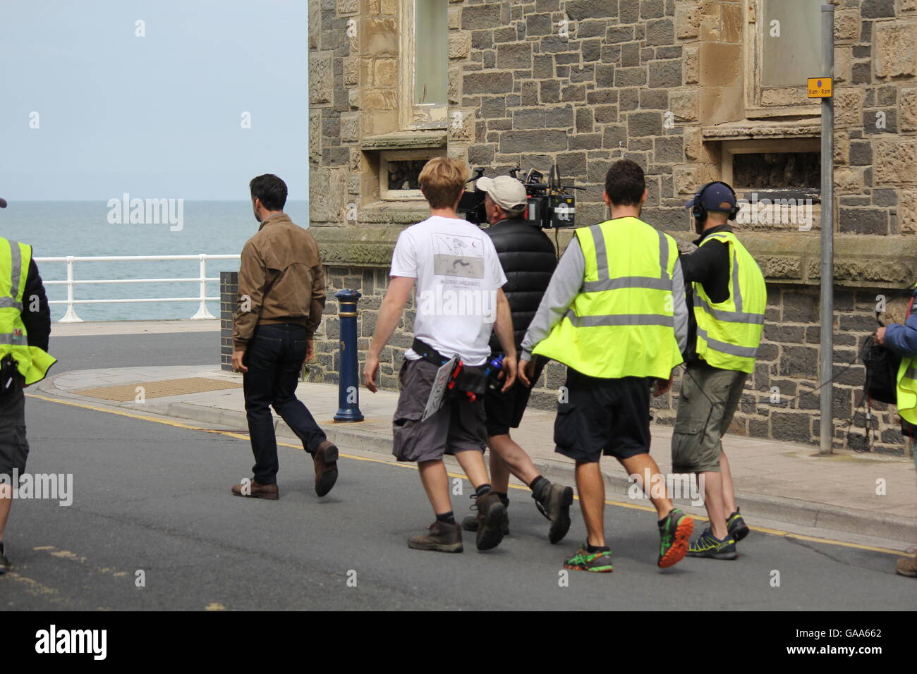Aberystwyth, Wales, UK. 5th August, 2016. Actor Richard Harrington star ...
