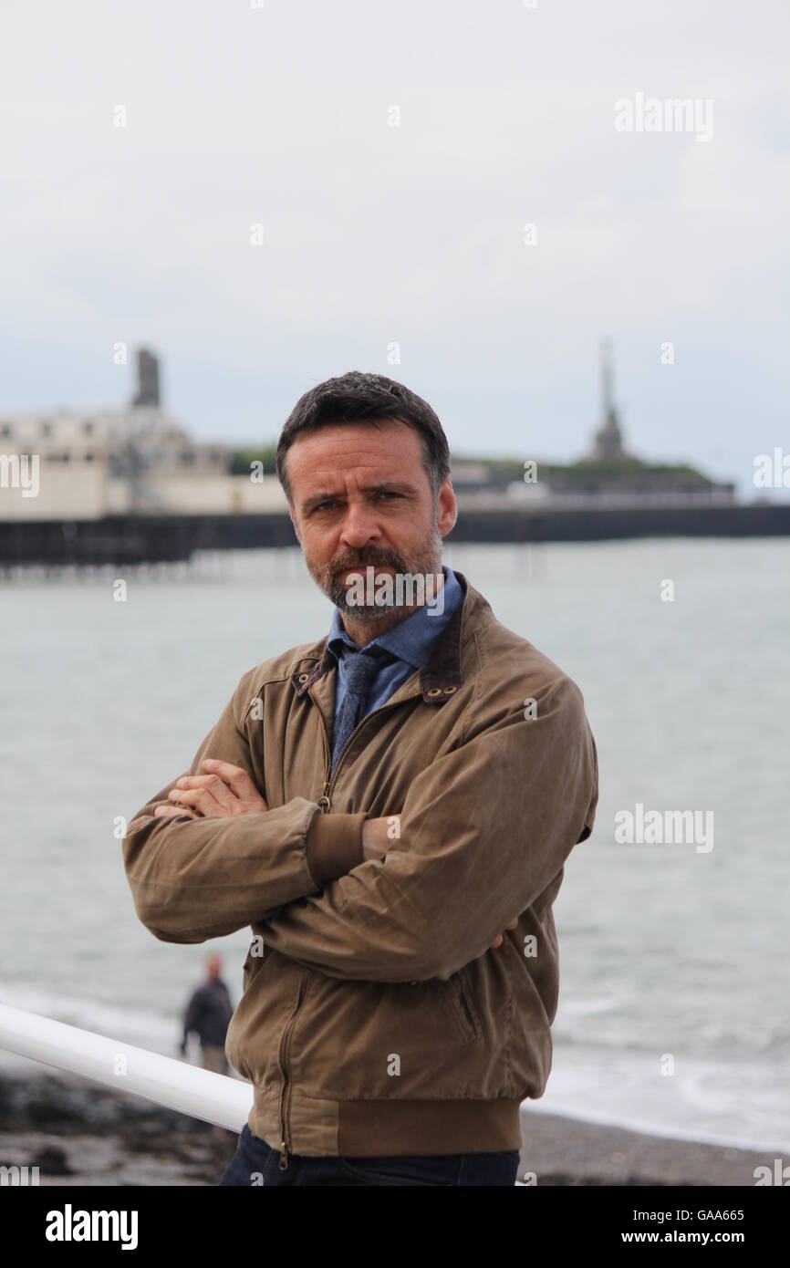 Aberystwyth, Wales, UK. 5th August, 2016. Actor Richard Harrington star ...