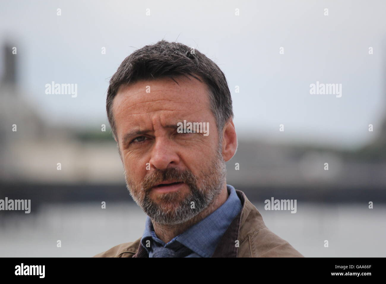 Richard Harrington Actor Filming Hinterland Stock Photos & Richard ...