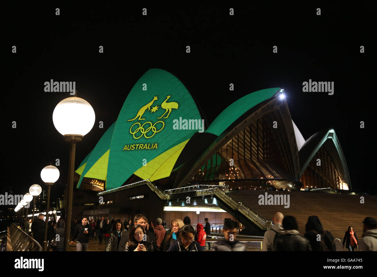 Sydney green and gold opera house hi-res stock photography and images ...