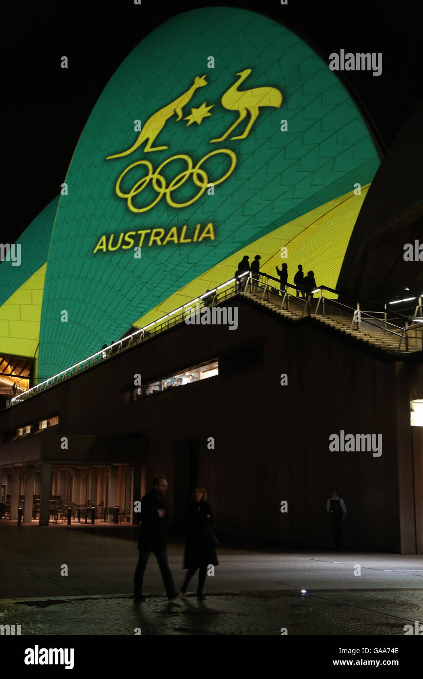 Sydney green and gold opera house hi-res stock photography and images ...