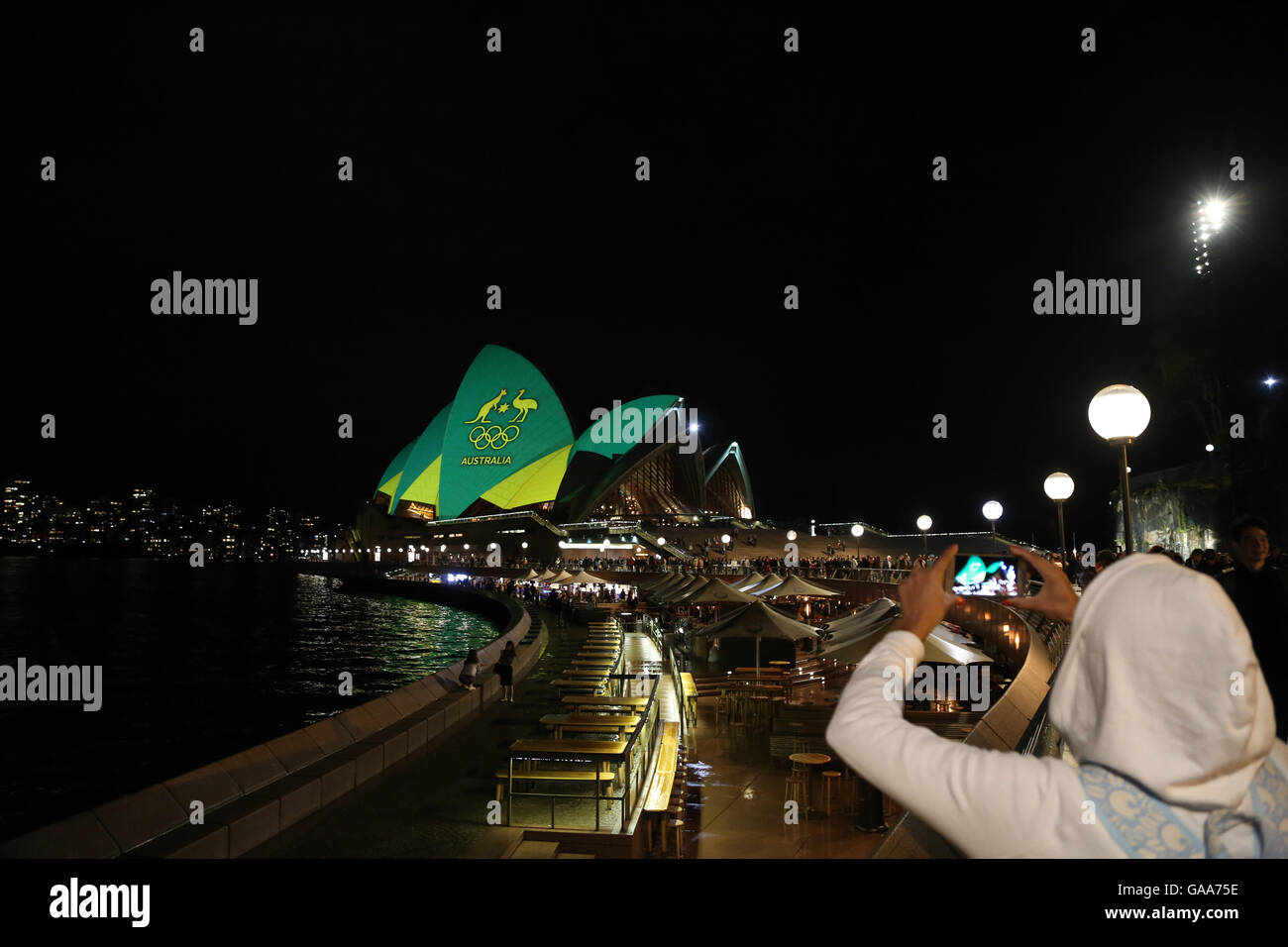 Sydney green and gold opera house hi-res stock photography and images ...