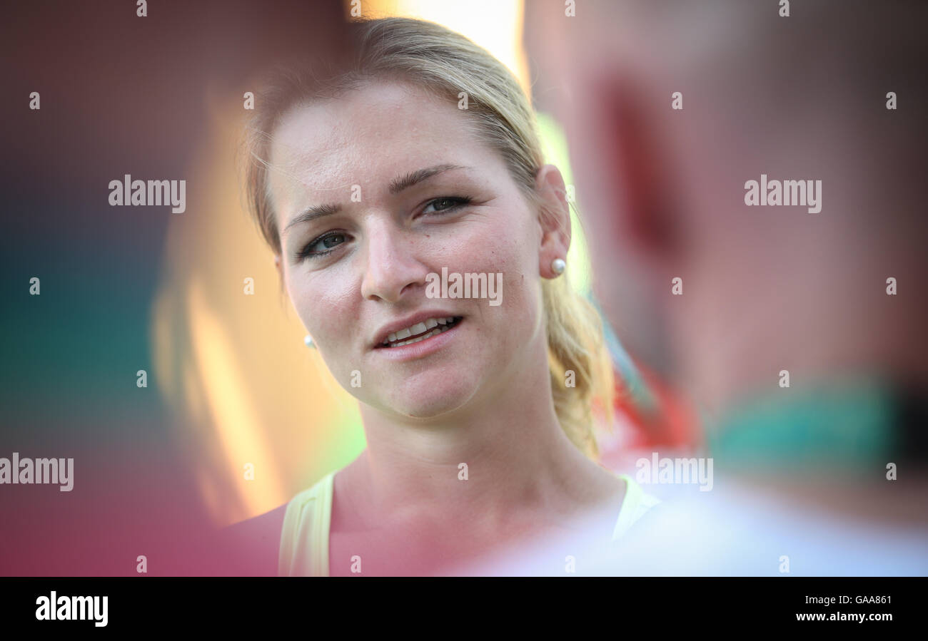 Deodoro, Rio de Janeiro, Brazil. 05th Aug, 2016. Rider Julia Krajewski ...
