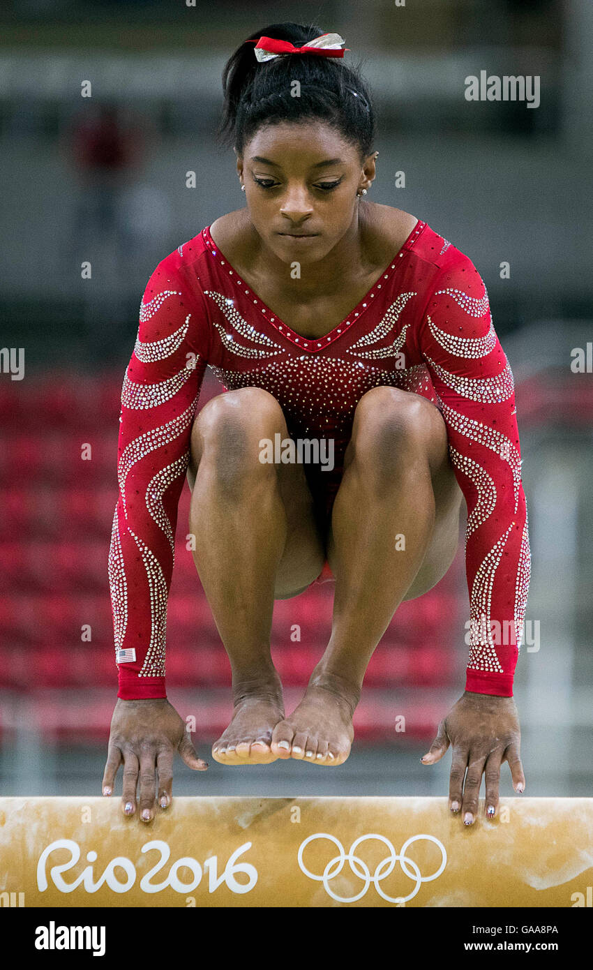 Rio de Janeiro, Brazil. 4th Aug, 2016. TEAM USA: Women's Gymnastics ...
