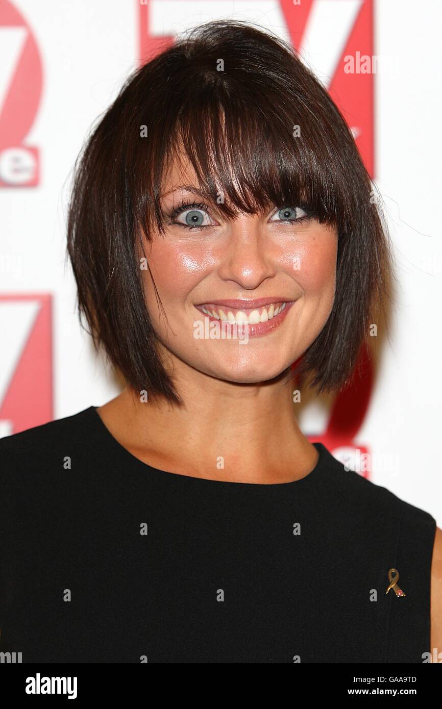 Emma barton arriving tv quick tv choice awards dorchester hi-res stock ...