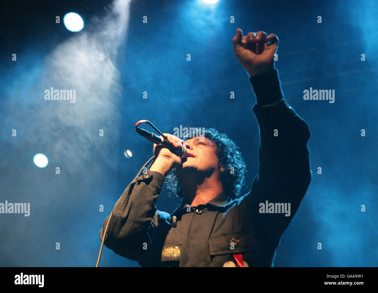 Polyphonic Spree in concert - London. Tim Devine of The Polyphonic ...