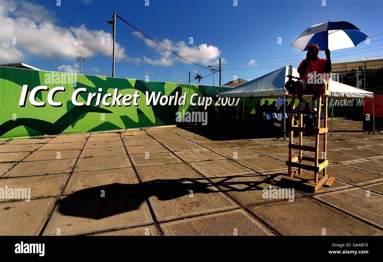 Warner Park main entrance before the World Cup, Group A, game between ...