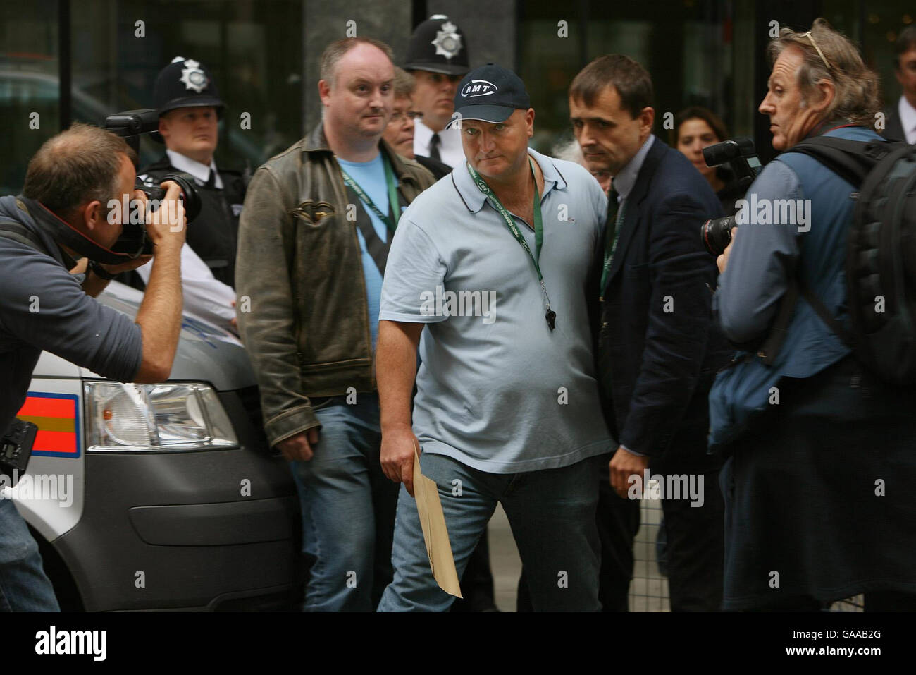 Bob Crow, general secretary of the Rail Maritime and Transport Union ...