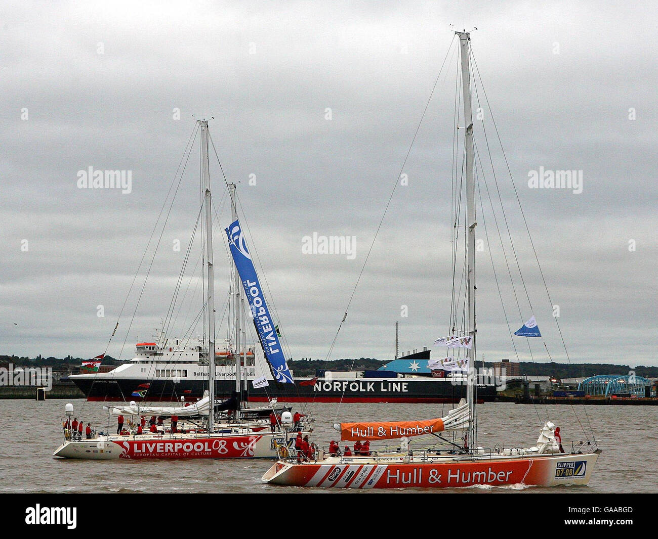 Round-the-world clipper race Stock Photo - Alamy