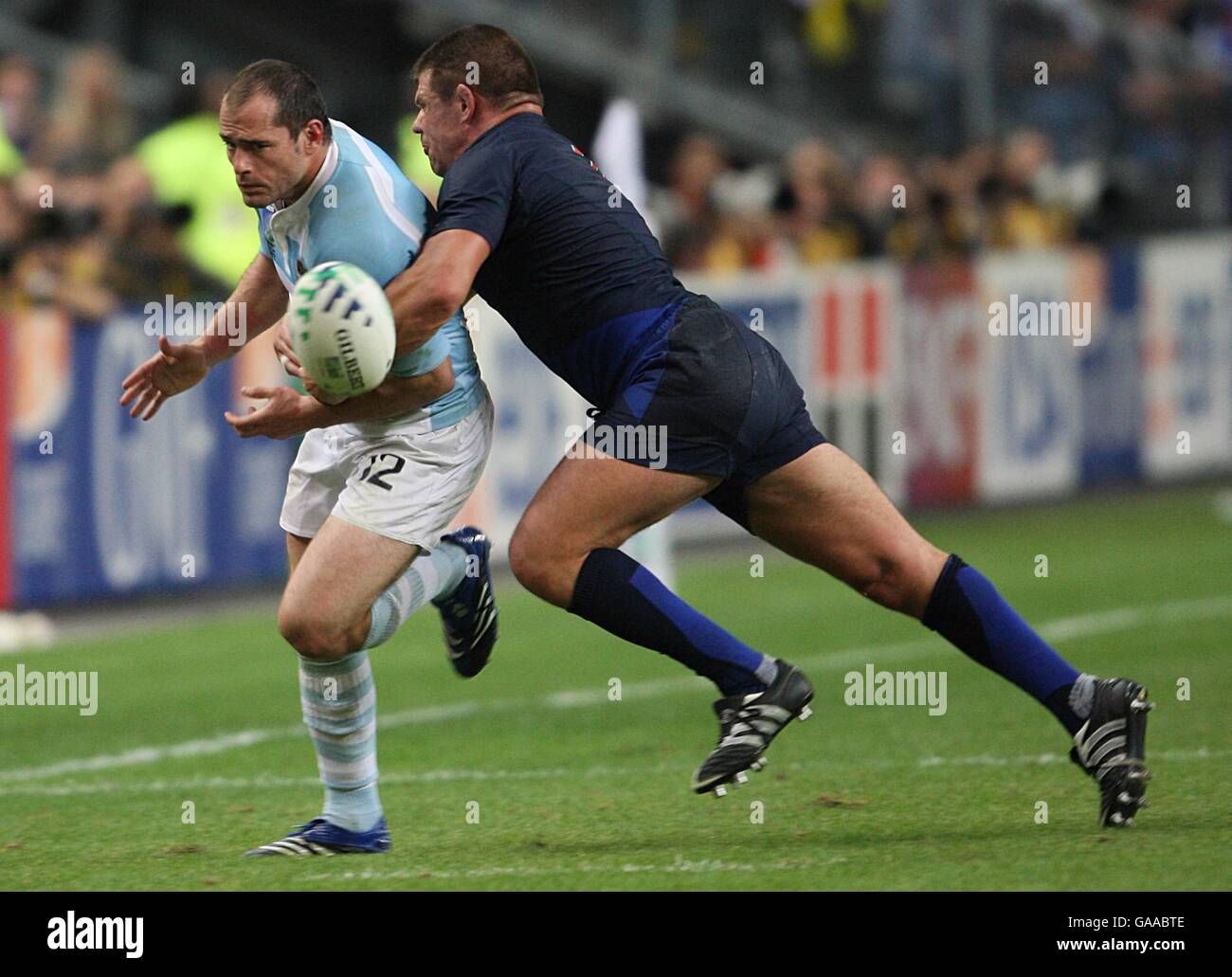 Rugby Union - IRB Rugby World Cup 2007 - Pool D - France v Argentina ...
