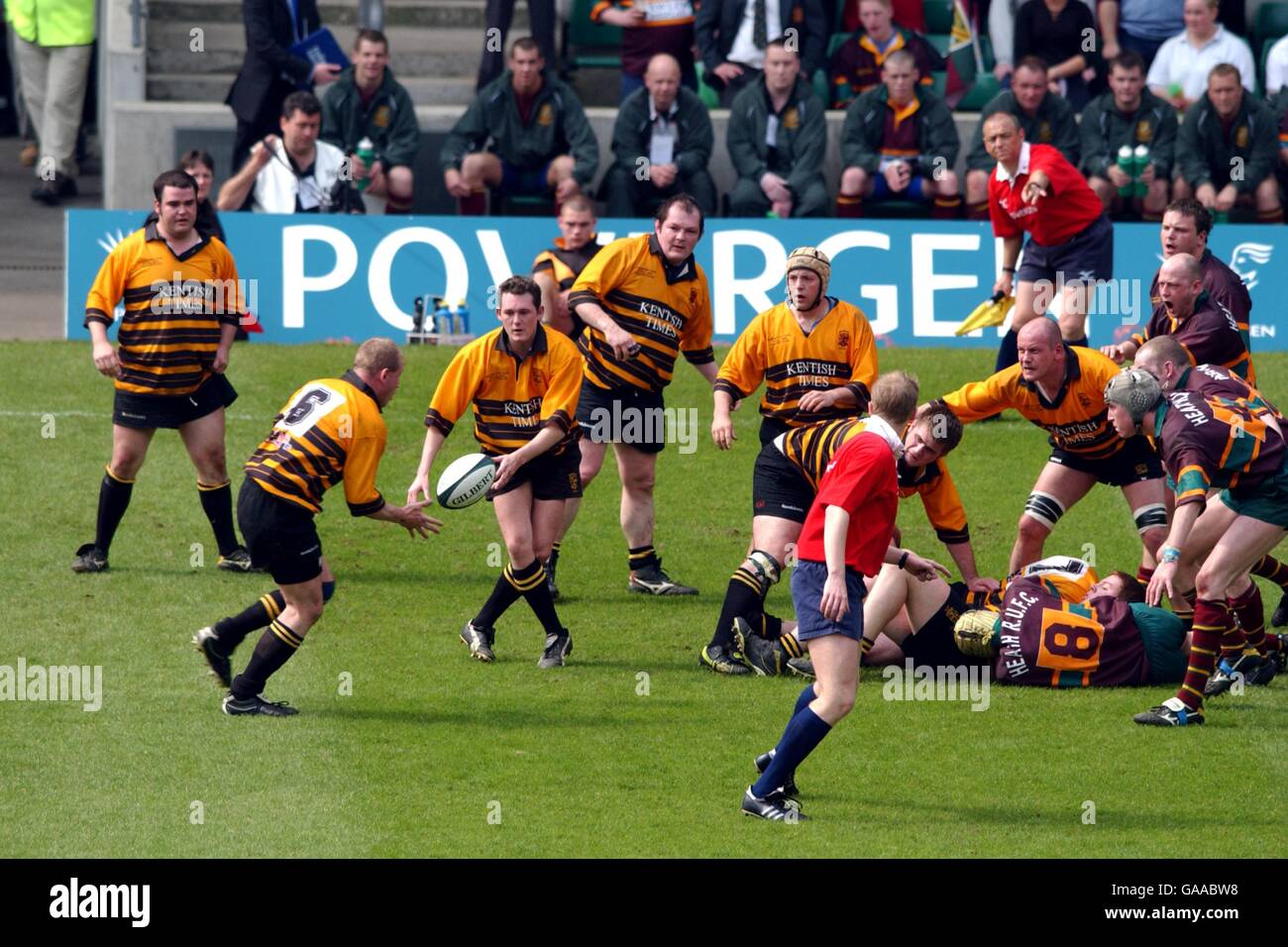Rugby Union - Powergen Junior Vase - Final - Bromley v Heath Stock ...