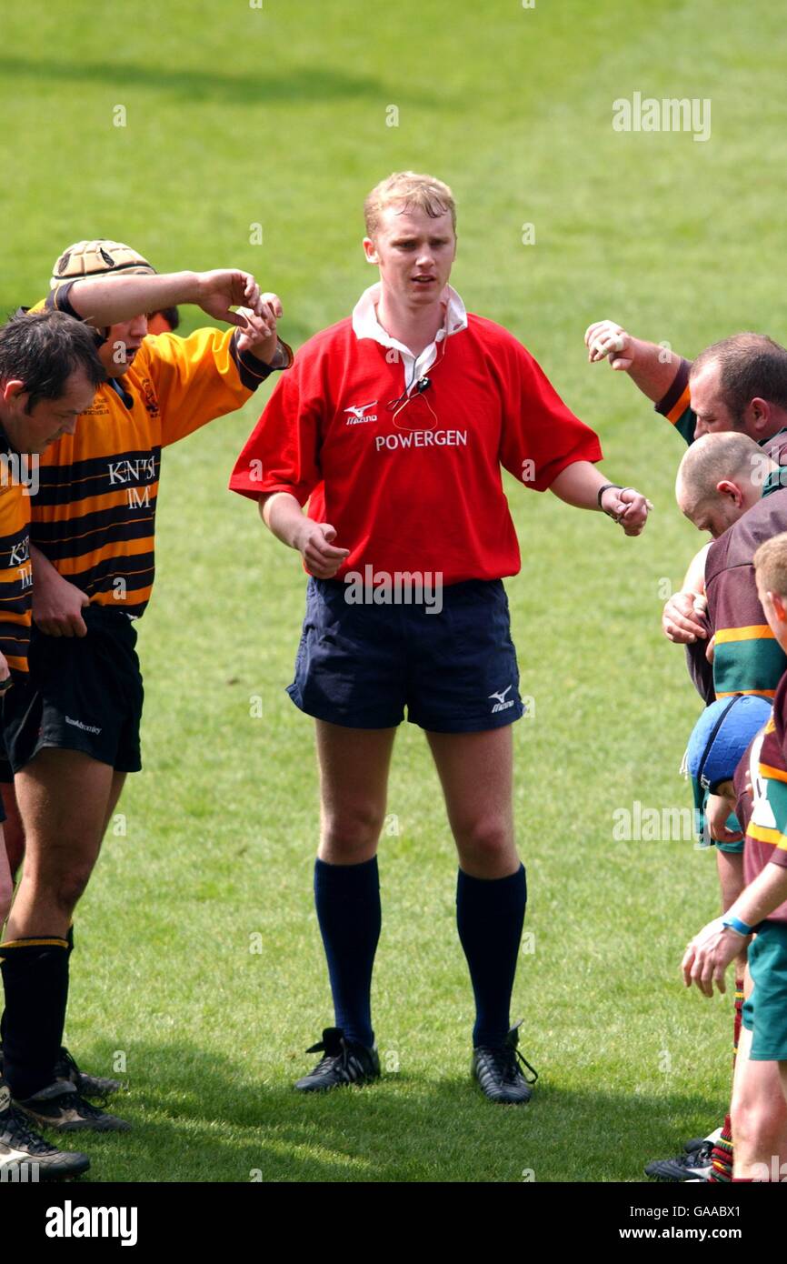 Rugby Union - Powergen Junior Vase - Final - Bromley v Heath. Referee ...