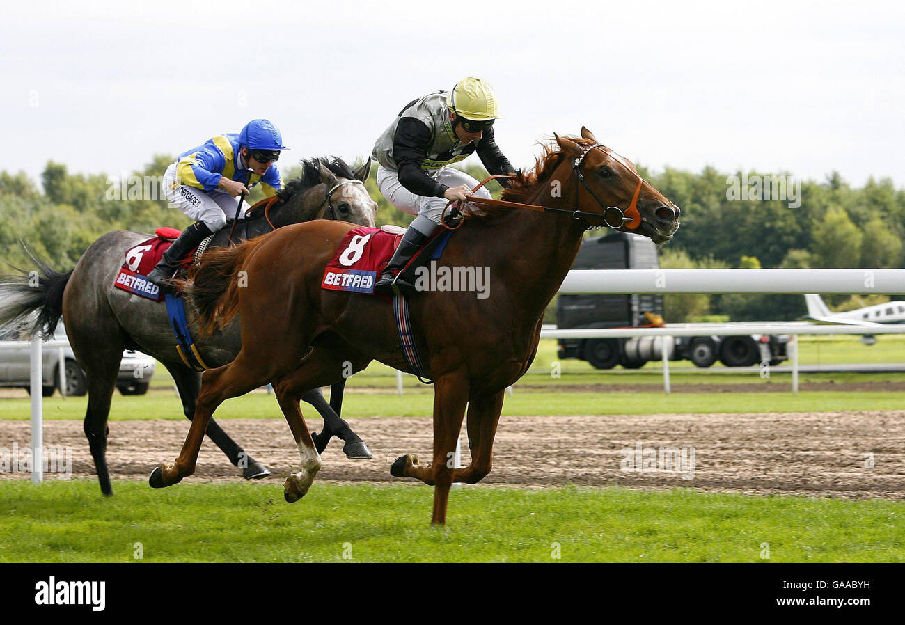 Horse Racing - Haydock Park Racecourse Stock Photo - Alamy