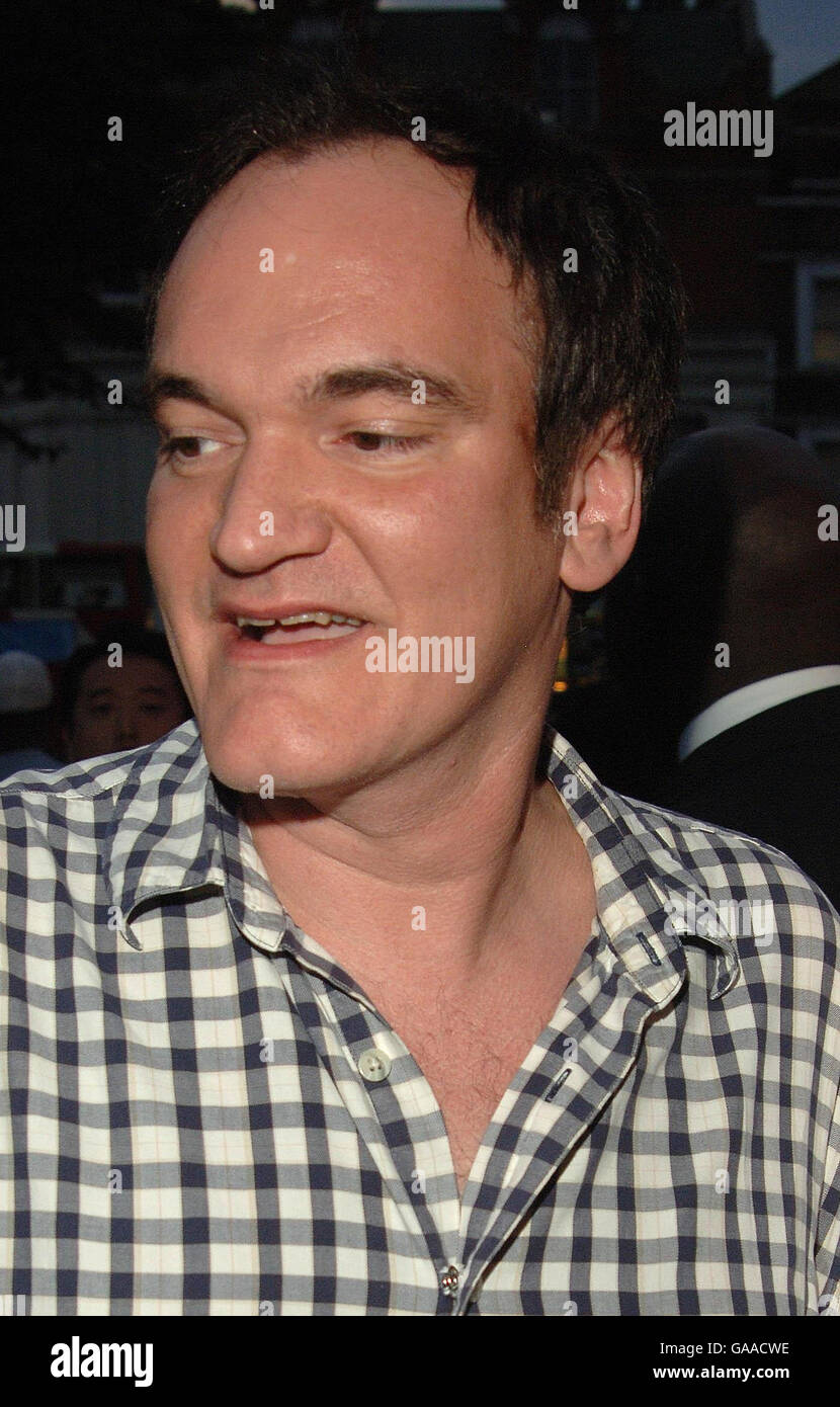 Death Proof director Quentin Tarantino attends the screening of his ...