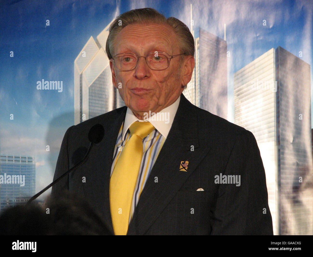 World Trade Centre developer Larry Silverstein Stock Photo - Alamy