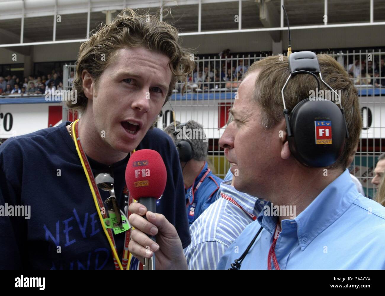 Formula One Motoracing - Spanish Grand Prix - Race. ITV commentator ...