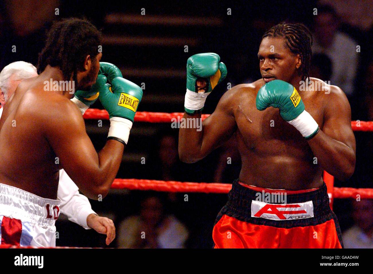 Boxing - Heavyweight Bout - Audley Harrison v Julius Long Stock Photo ...