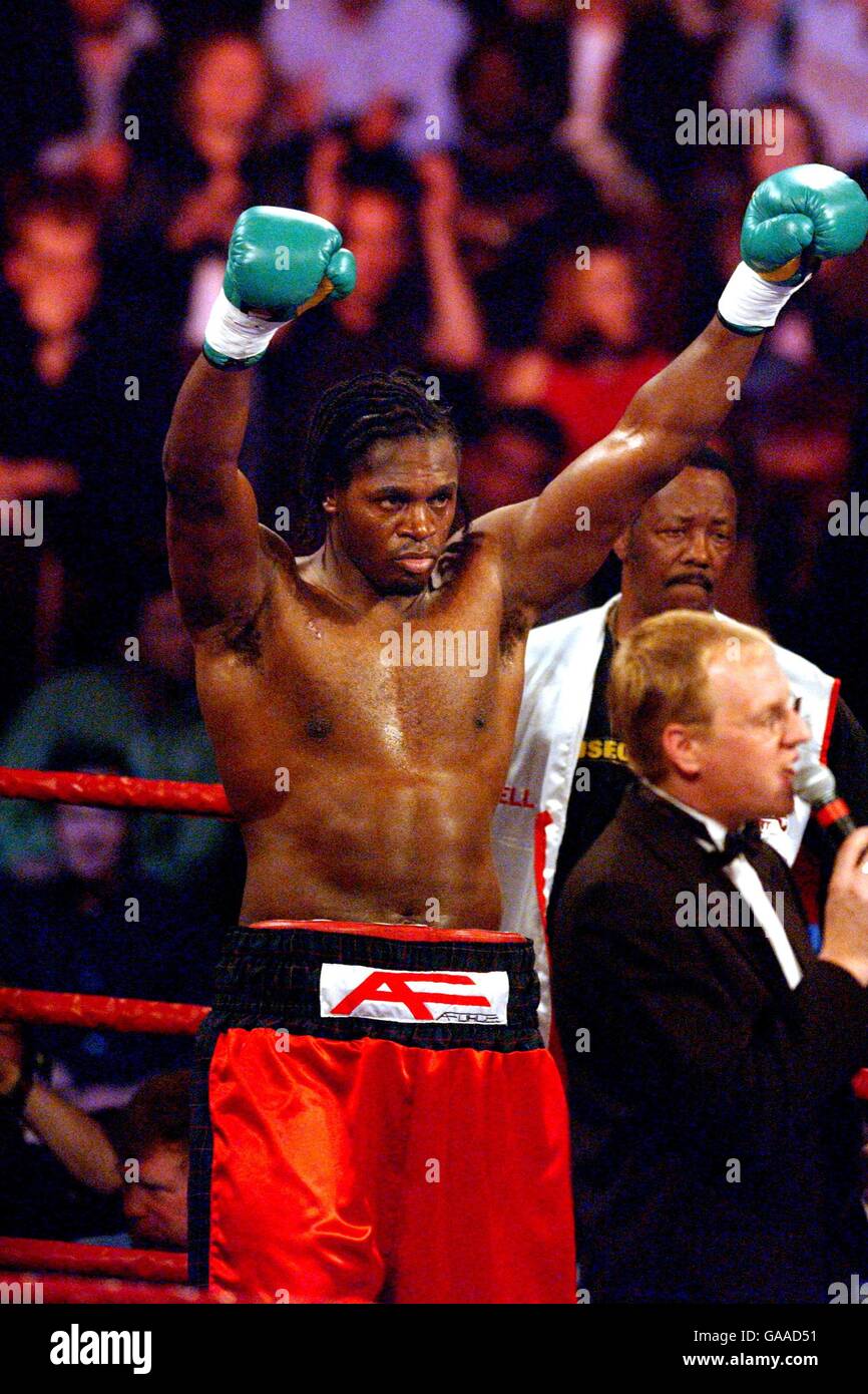 Boxing - Heavyweight Bout - Audley Harrison v Julius Long Stock Photo ...