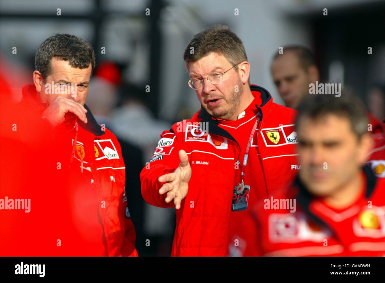 Formula One Motor Racing - San Marino Grand Prix - Race. Ross Brawn ...
