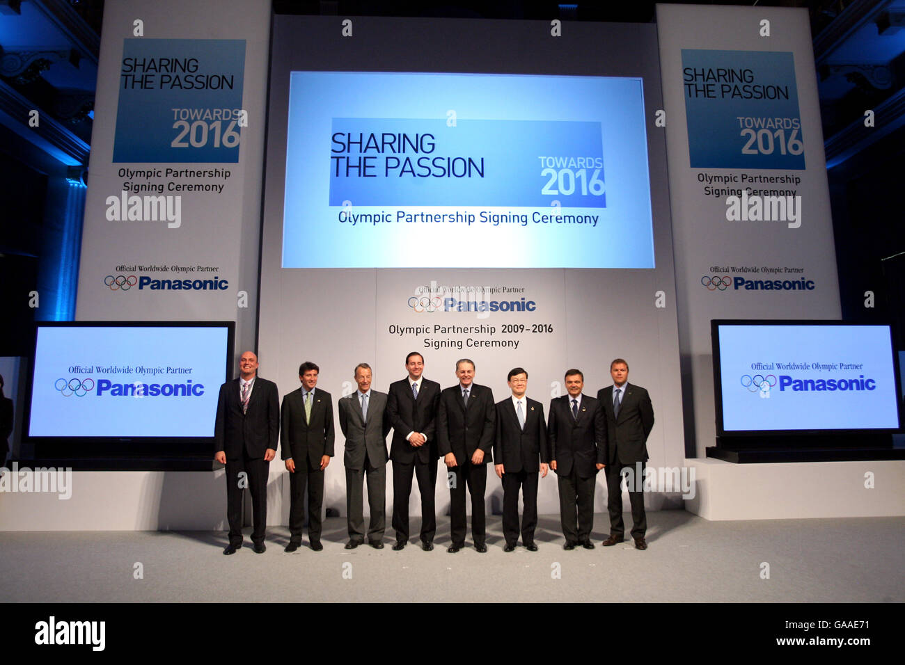 The Panasonic Olympic Partnership 2009-20016 signing ceremony at ...