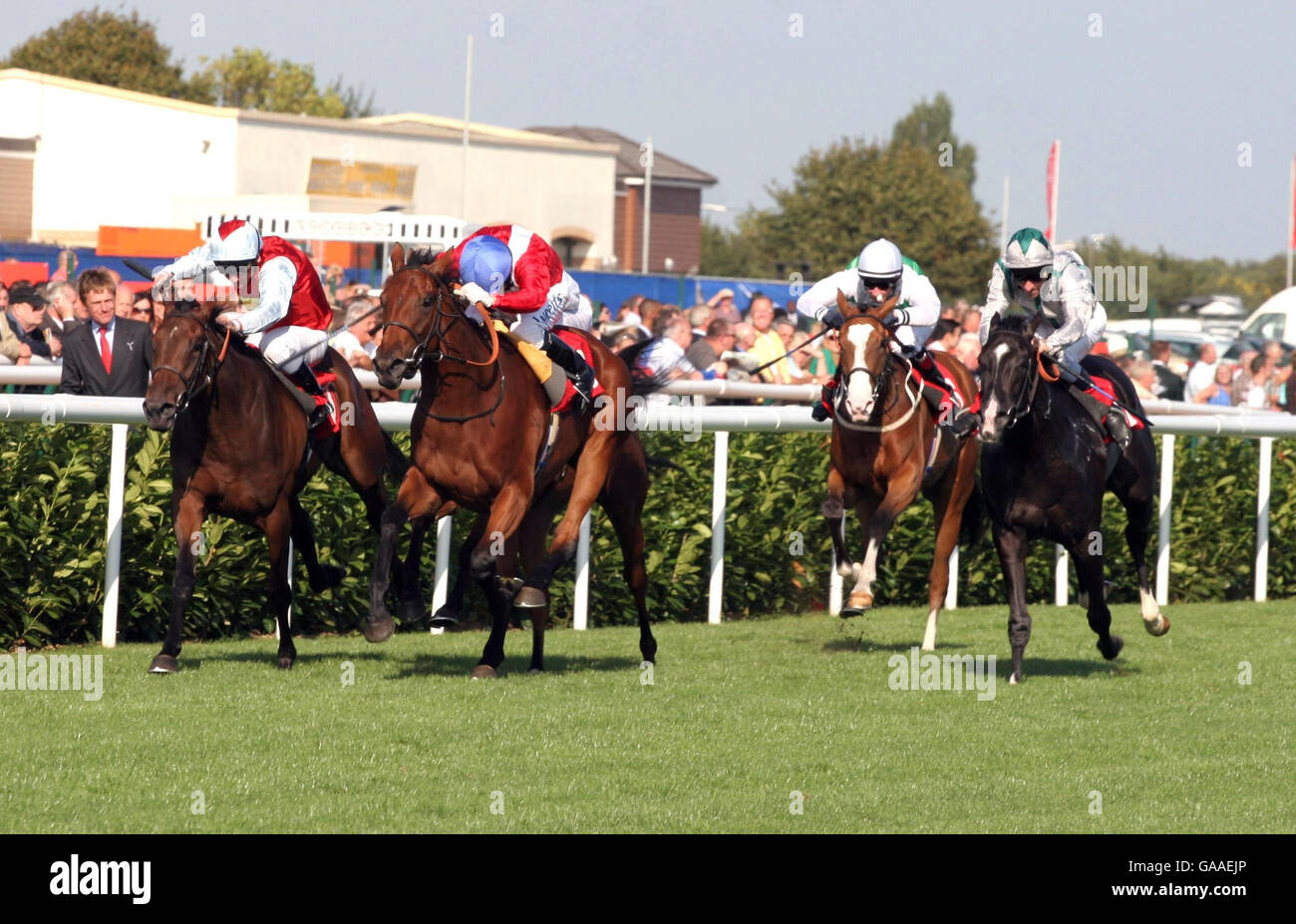Horse racing st leger meeting doncaster hi-res stock photography and ...