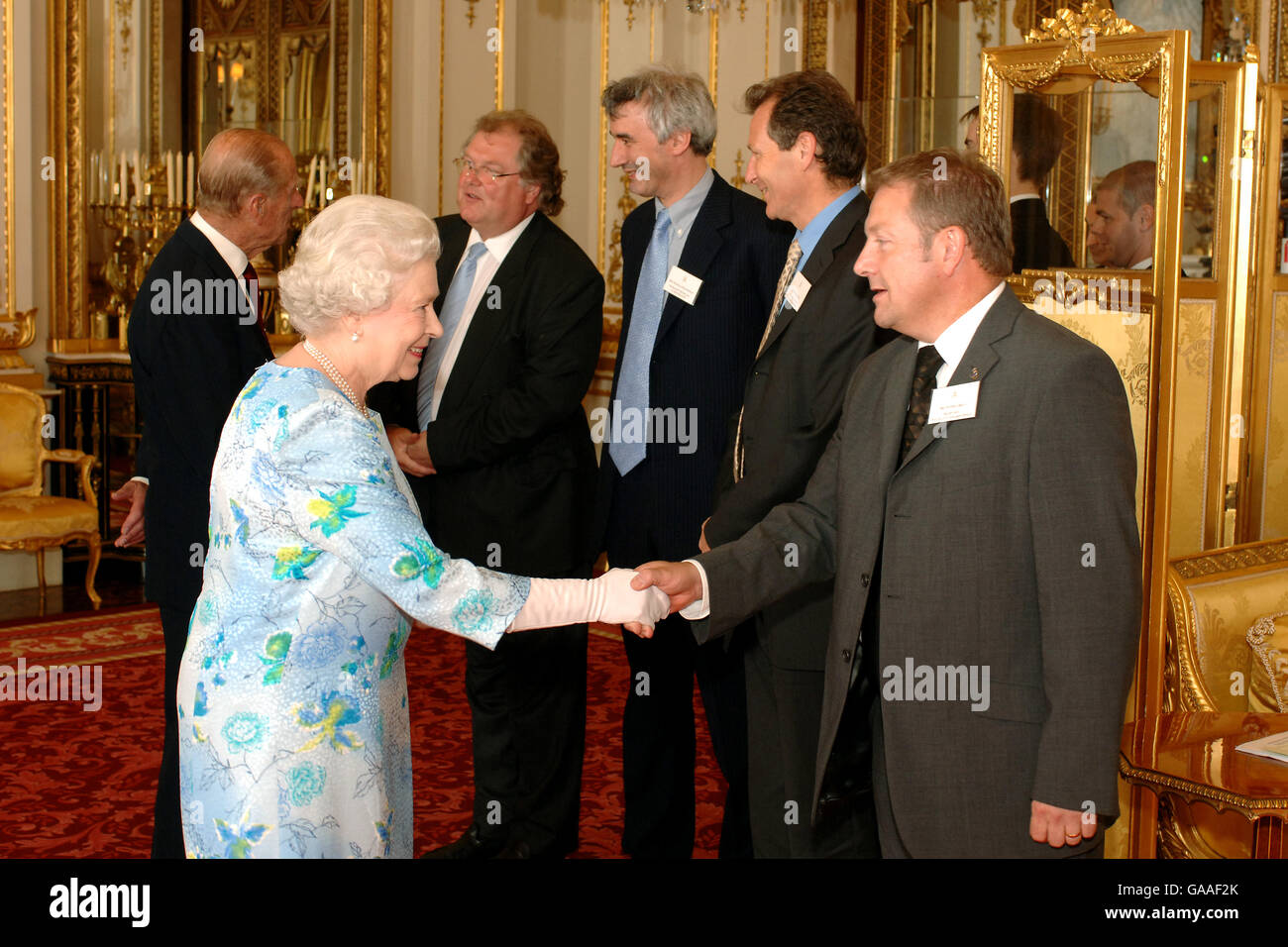 Queen elizabeth ii queens awards excellence reception buckingham palace ...