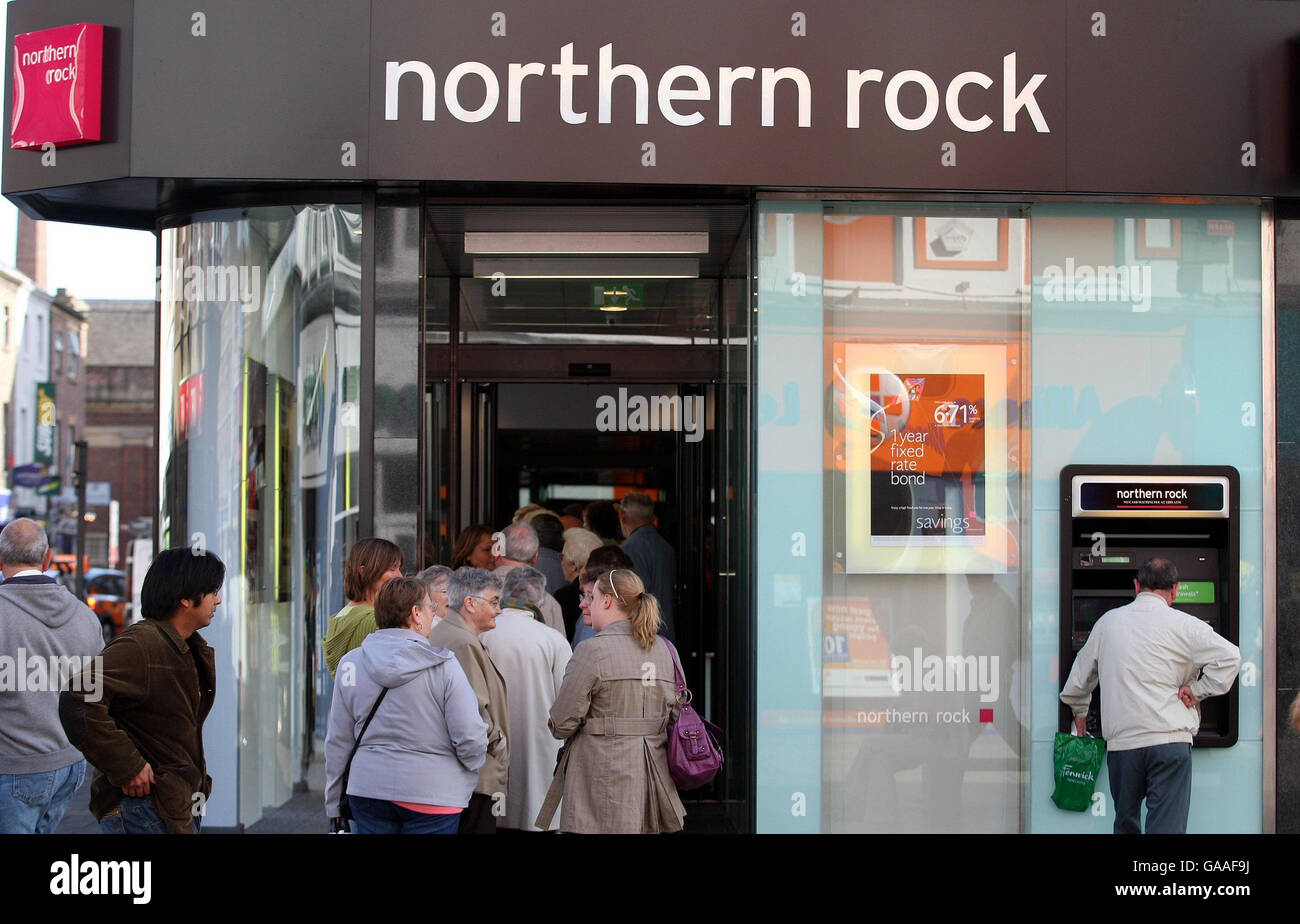 Northern rock building society branch hi-res stock photography and ...