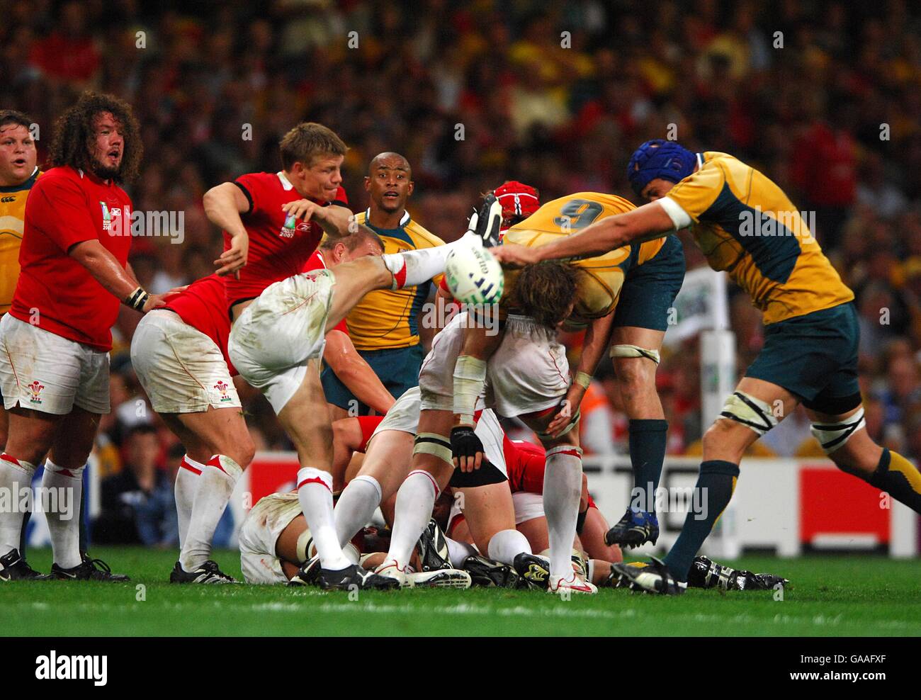 Rugby Union - IRB Rugby World Cup 2007 - Pool B - Wales v Australia ...
